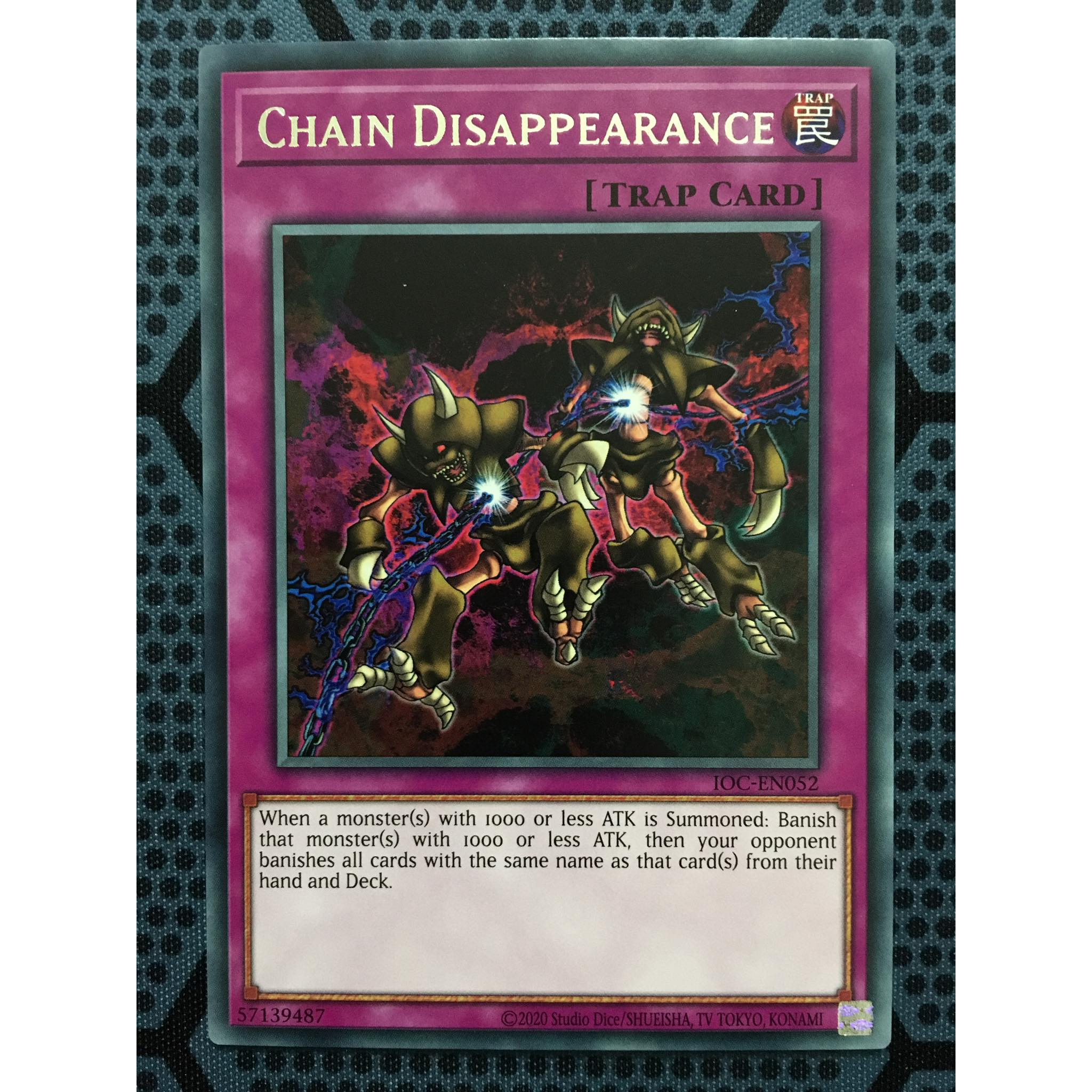 Bài yugioh thời đầu duel monster - Chain Disappearance - IOC-EN052 ...