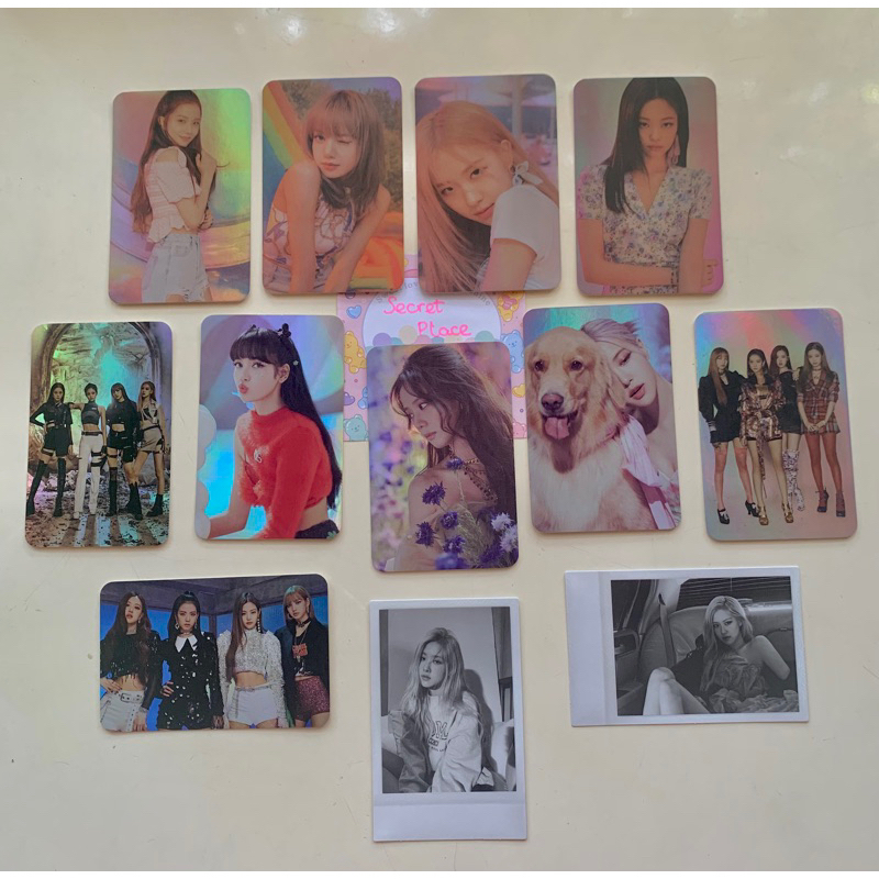 Blackpink Christmas set The Show holo & Rosé R photocard ảnh thẻ Kpop ...