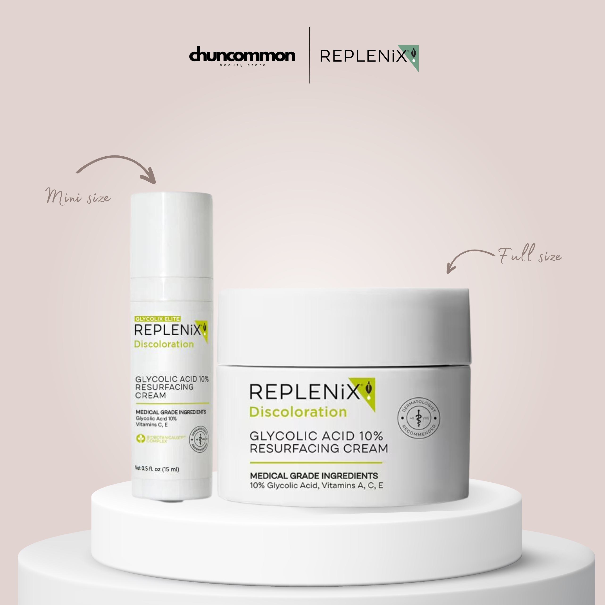 Kem dưỡng Replenix Glycolic Acid Resurfacing Cream 10% - 20% | Shopee ...