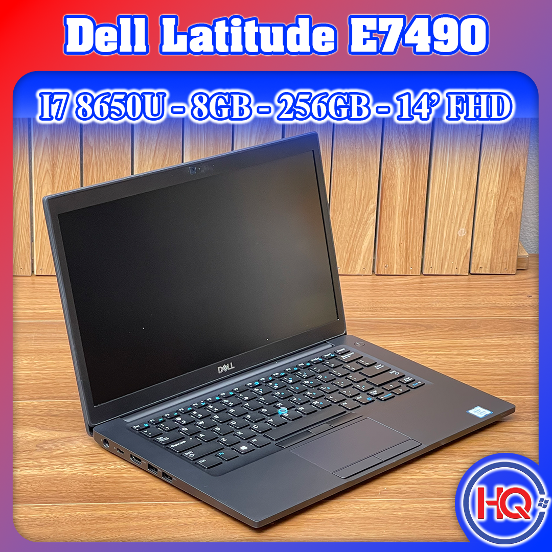 Laptop Dell Latitude E7490 Likenew Core i7-8650U, Ram 8GB, SSD 256GB ...