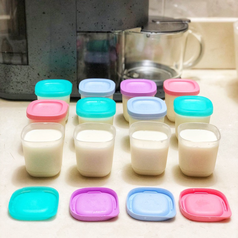 Hộp bảo quản thực phẩm Cubix Mini Square 110ml - Hộp làm sữa chua ...