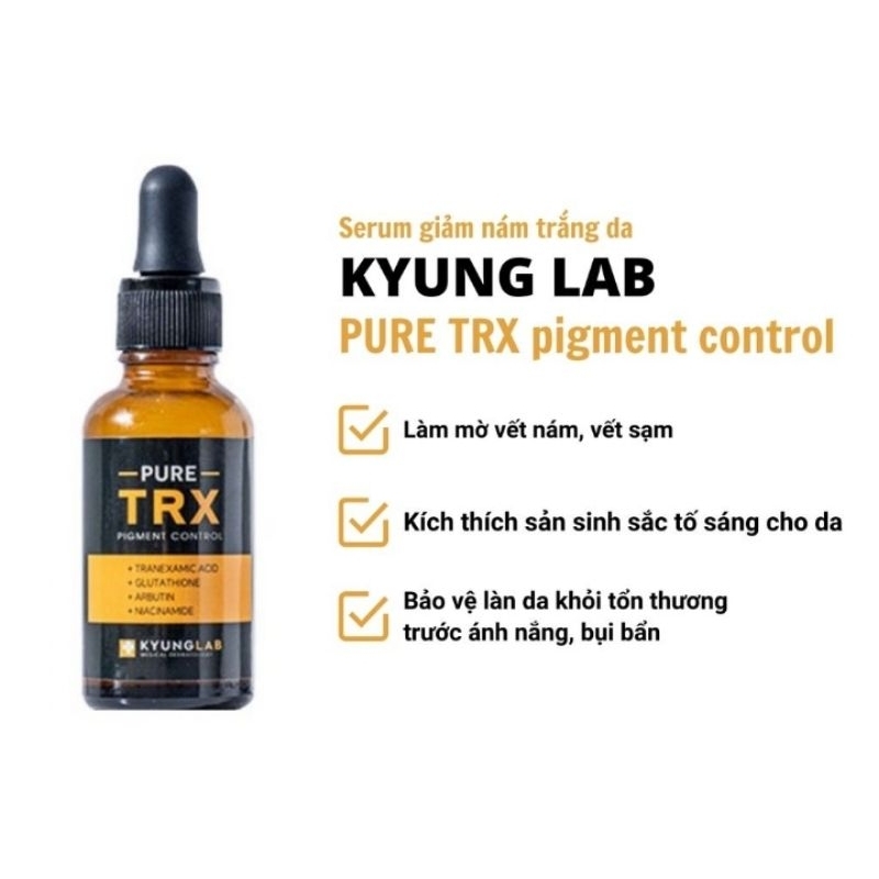 SERUM KYUNG LAB PURE TRX PIGMENT CONTROL 30ML | Shopee Việt Nam