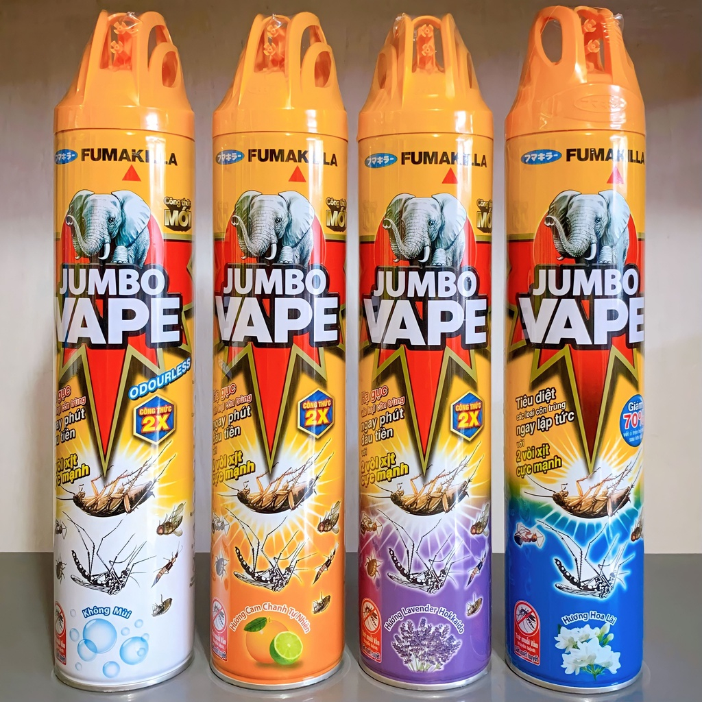 Bình Xịt Muỗi & Côn Trùng Jumbo Vape Chai 600ml | Shopee Việt Nam