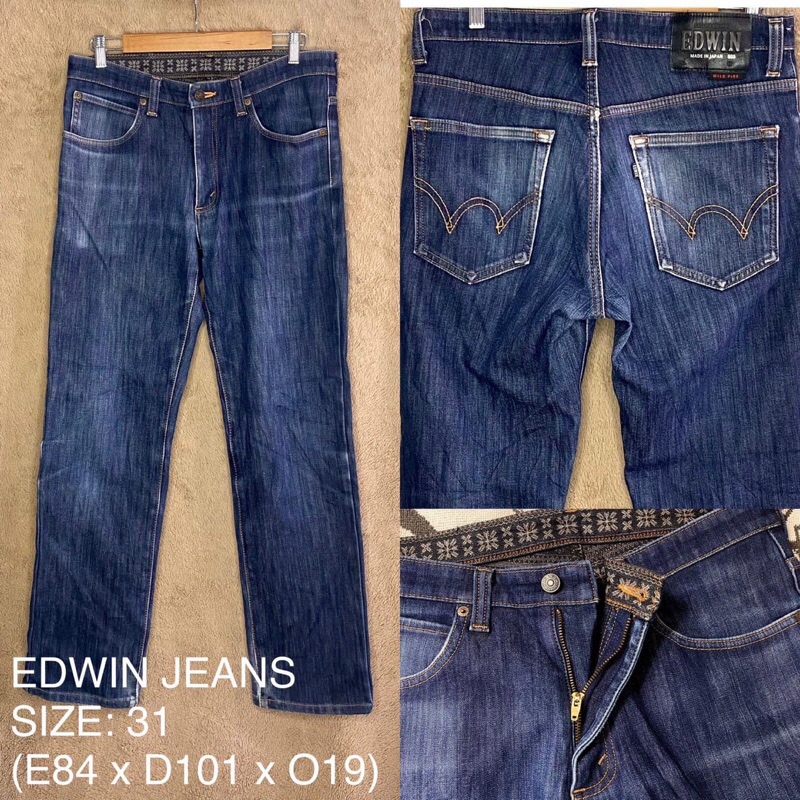 QUẦN JEANS HIỆU EDWIN CHÍNH HÃNG ( 3 mẫu ) - 2hand hiệu | Shopee Việt Nam