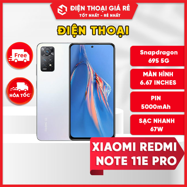 Điện thoại Xiaomi Redmi Note 11E Pro - 6/128GB, 8/128GB - Điện thoại ...