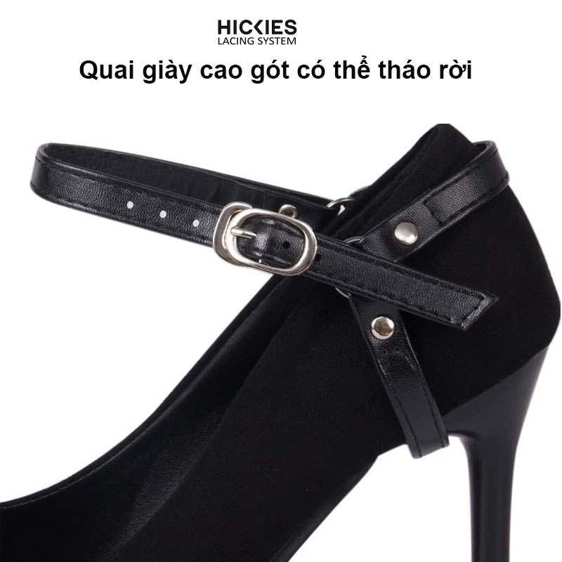 Quai giày chữ Y giúp chống tuột gót, có thể điều chỉnh size cho giày ...