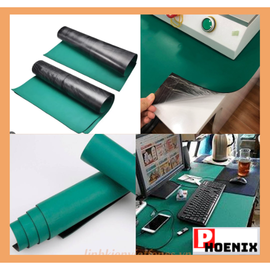 Thảm cao su chống tĩnh điện-ESD Mat 50-60cm/Thảm cao su chống tĩnh điện ...