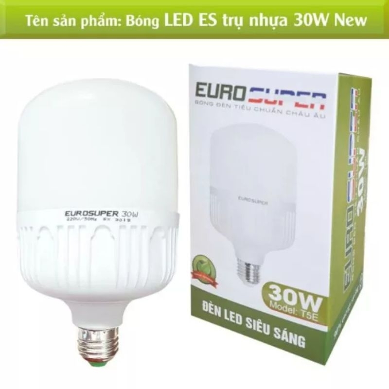 Bóng đèn led trụ Euro Super 20w, 30w, 40w, 50w. | Shopee Việt Nam