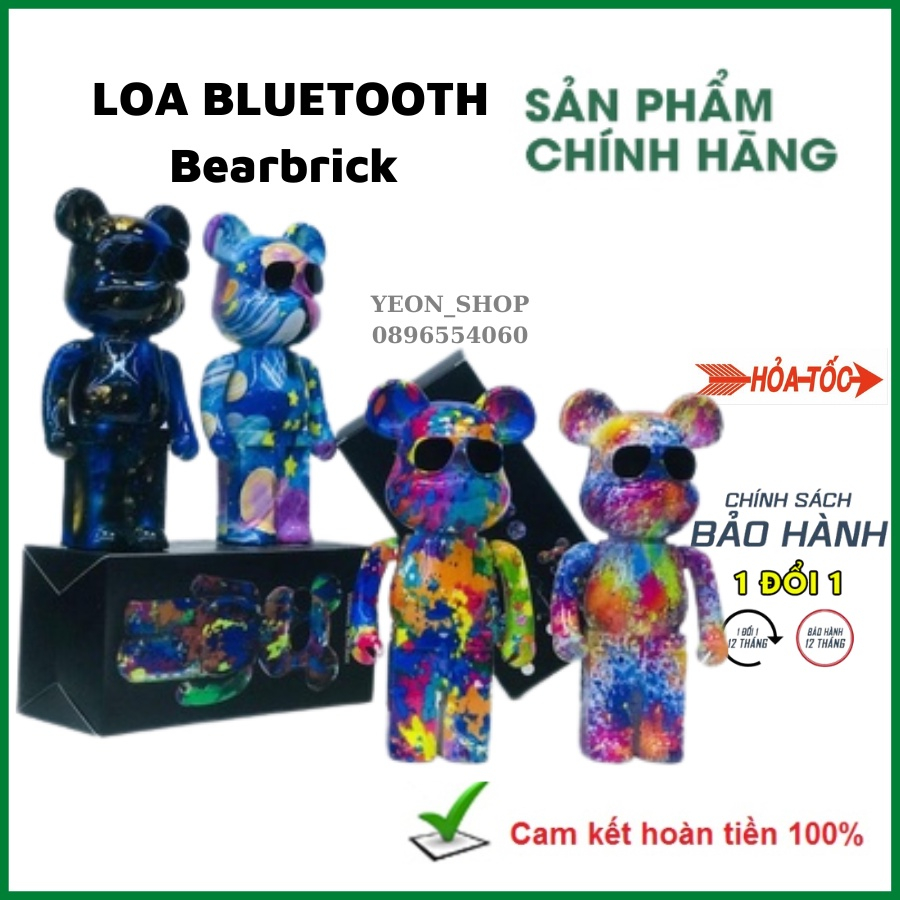 Loa Bluetooth FLOVEME B5+ Hình Gấu Bearbrick Kaws, Âm Thanh Sống Động ...