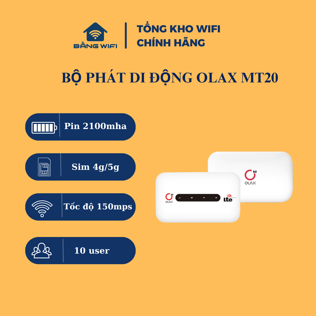Bộ phát wifi lắp sim 4g di động OLAX MT20 phiên bản quốc tế | Shopee ...