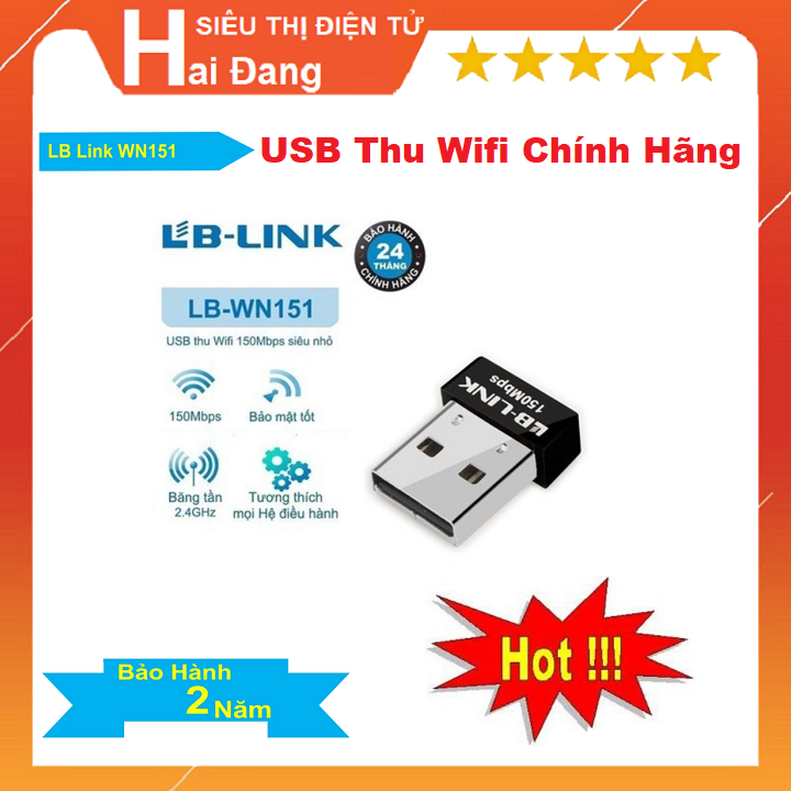 USB Thu Wifi Cho Máy Tính, PC, Laptop, Thiết Bị Thu Wifi LB-LINK BL-WN ...