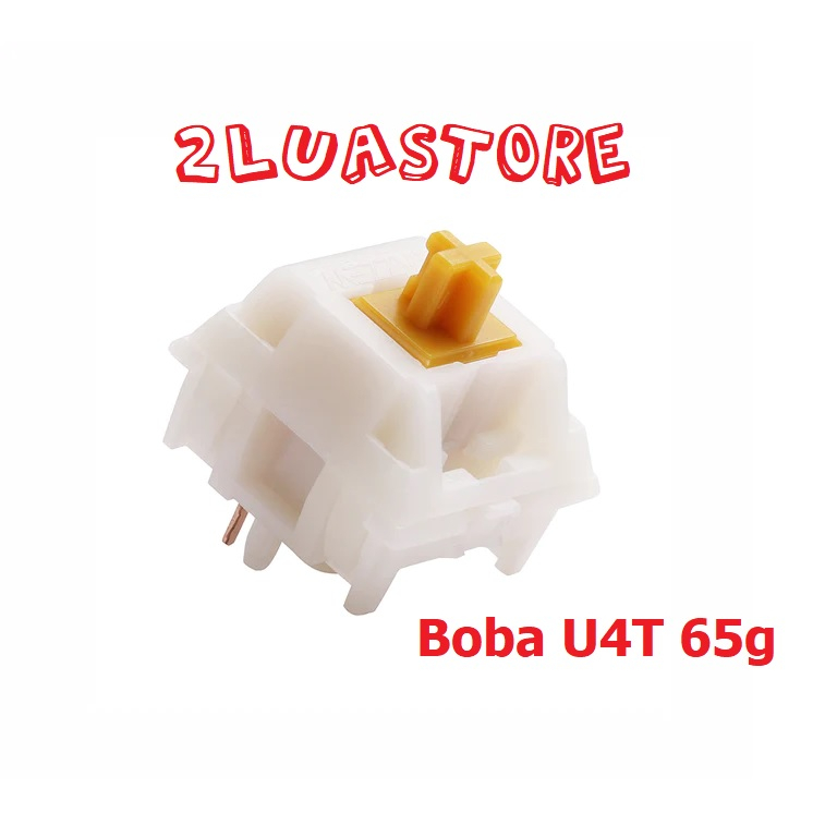 Công tắc bàn phím cơ Switch Gazzew Boba U4T | Boba U4TX Tactile Thocky ...