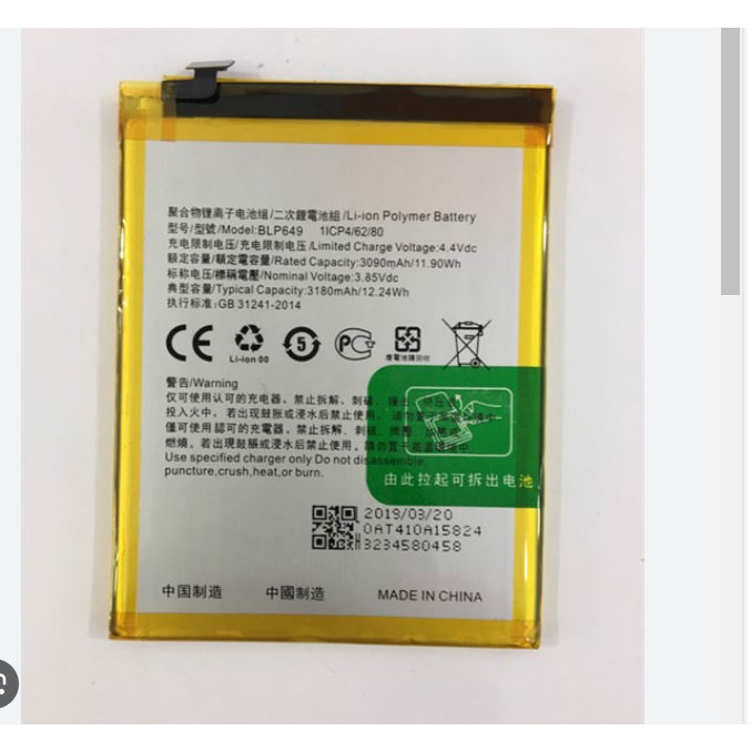 Pin Oppo A83 BLP649 3180mAh Zin Dung Lượng Chuẩn | Shopee Việt Nam