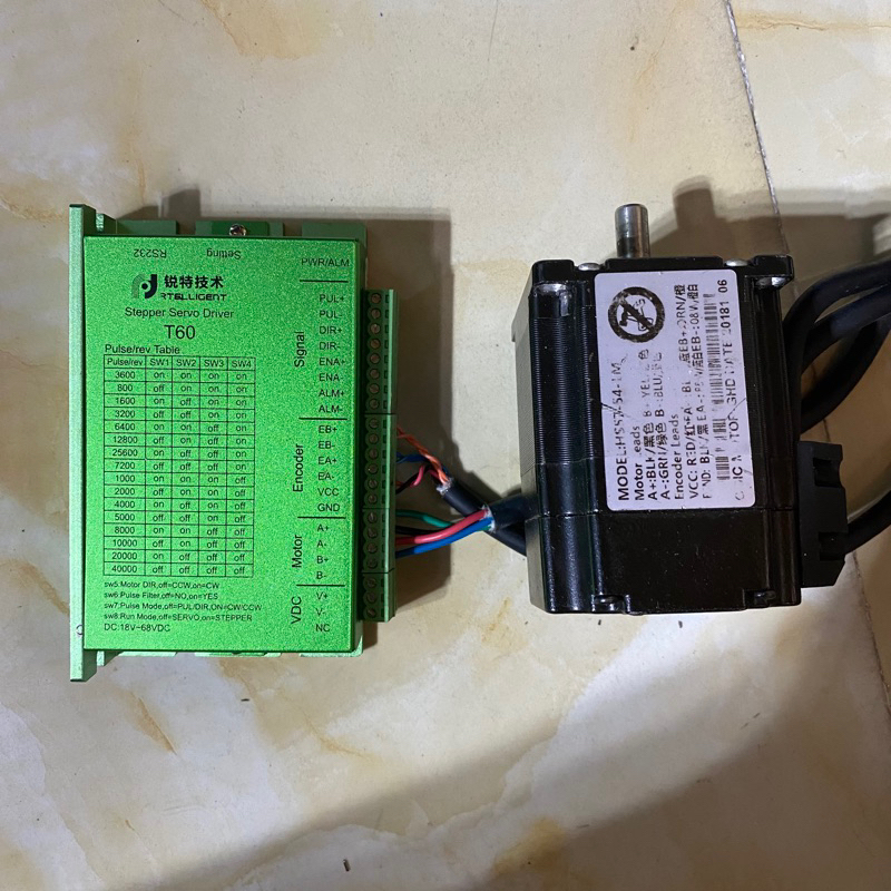 Bộ động cơ step hybrid servo (step có encoder chống mất bước) | Shopee ...