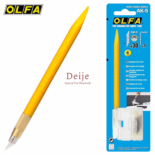 Dao trổ thủ công Nhật OLFA AK-5 dạng bút (kèm hộp đựng lưỡi KB-5) | Shopee Việt Nam