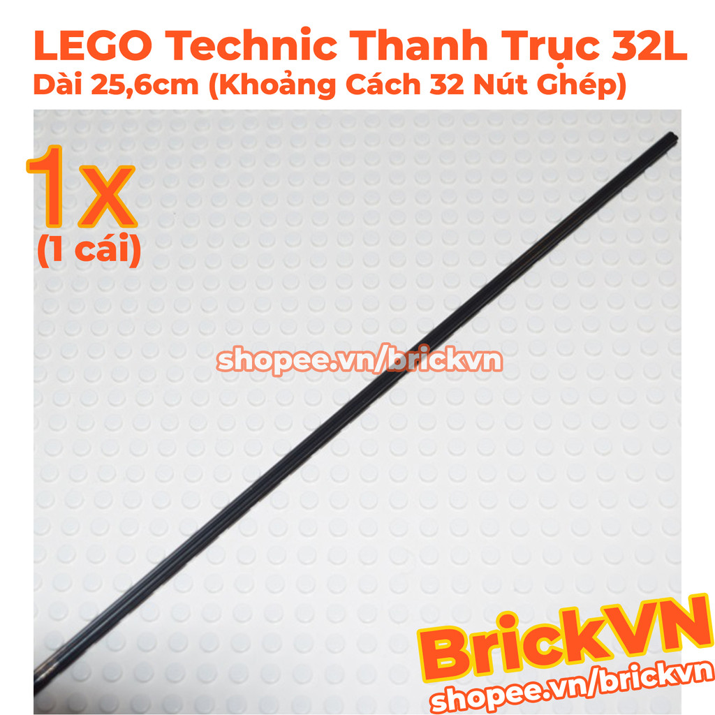 [1 Cái] LEGO Technic Thanh Trục 32L Dài 25,6cm (Khoảng Cách 32 Nút Ghép ...