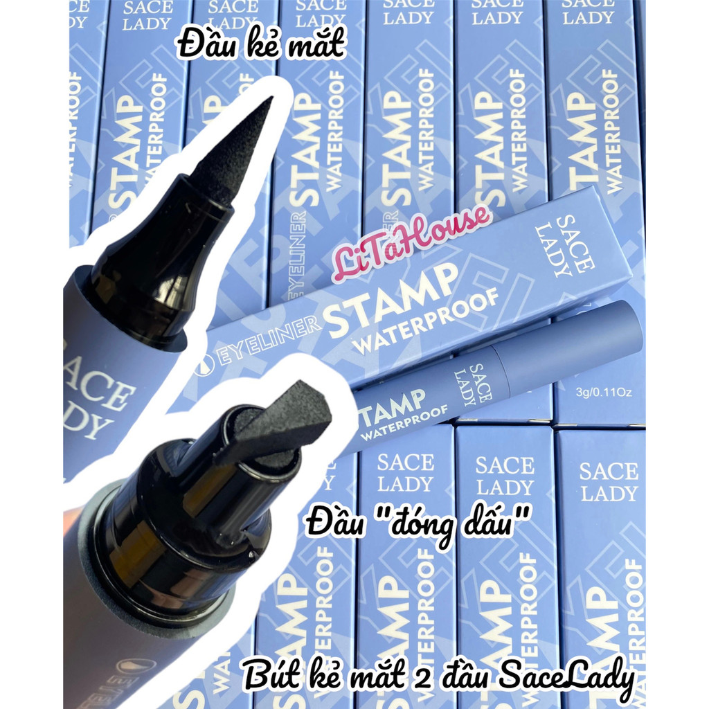Bút Kẻ Mắt 2 đầu Sace Lady Stamp Eyeliner Pencil Chống Nước SL359 ...