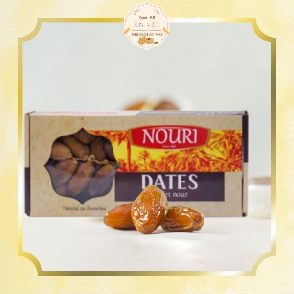 Chà là nguyên cành NOURI Dates Deglet Nour 500g - 100% không đường và ...