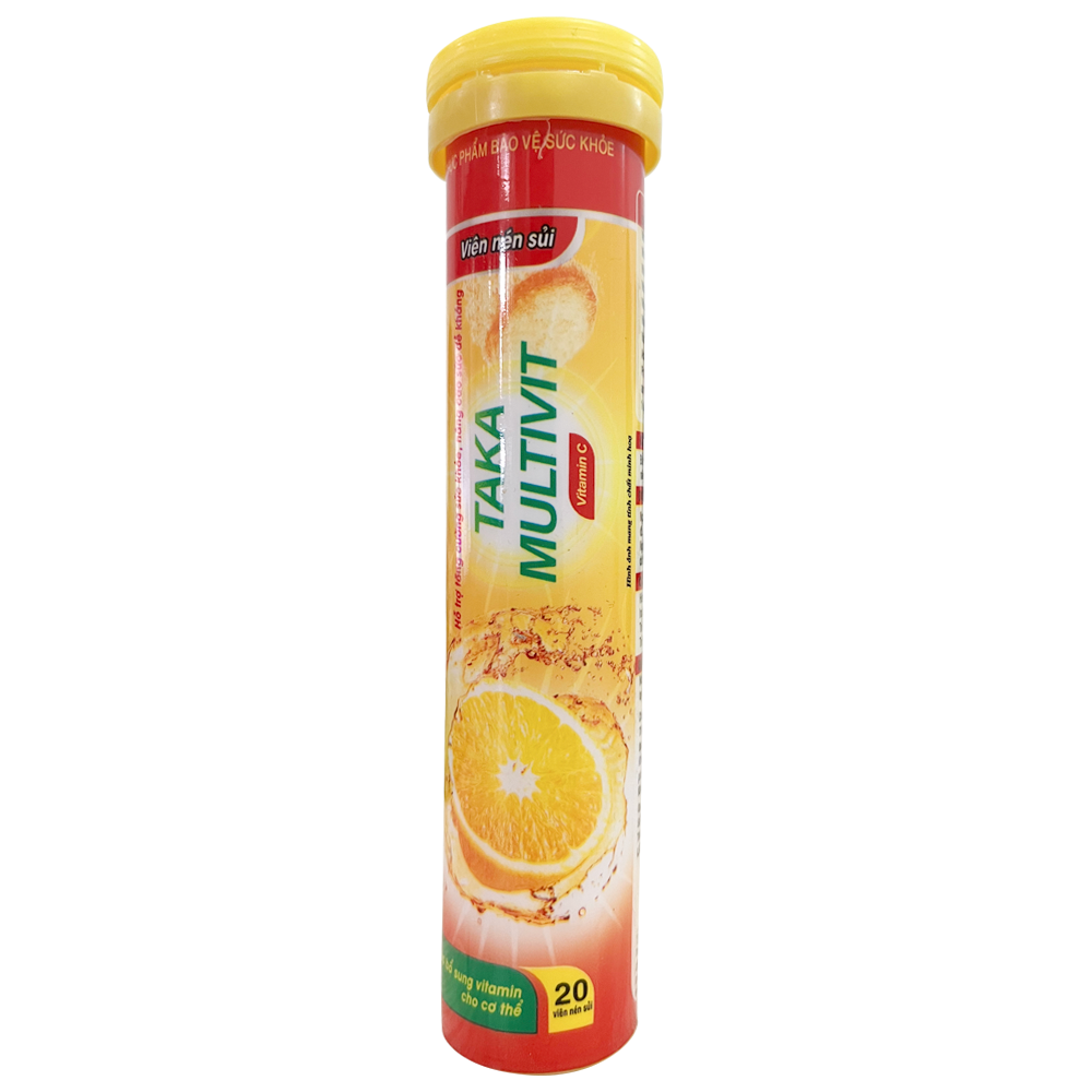 Viên Sủi Vitamin Tổng Hợp Taka Multivit Vị Cam (Tuýp 20 Viên) | Shopee Việt Nam