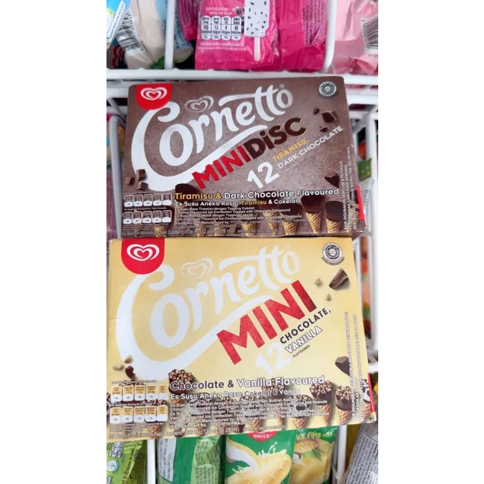 Kem Walls Mini Cornetto Hộp 108g (6 câyx18g) | Shopee Việt Nam