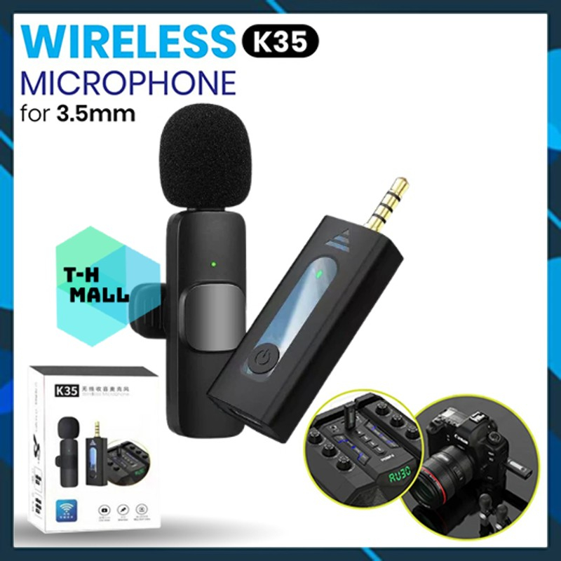 Micro Cài Áo Không Dây Giắc Cắm 3.5mm Mic Ngưng Tụ Đa Hướng Cho Loa Máy Ảnh Micrô Thu Ghi Âm ...