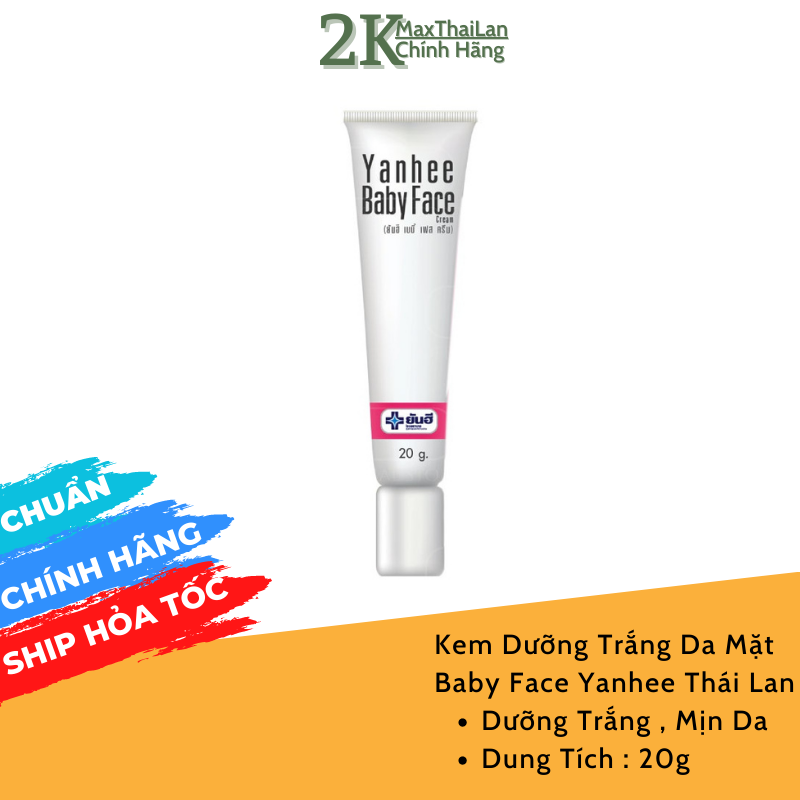 ( Date 11/02/2024 )Kem Dưỡng Trắng Da Baby Face Thái Lan Yanhee 20g ...