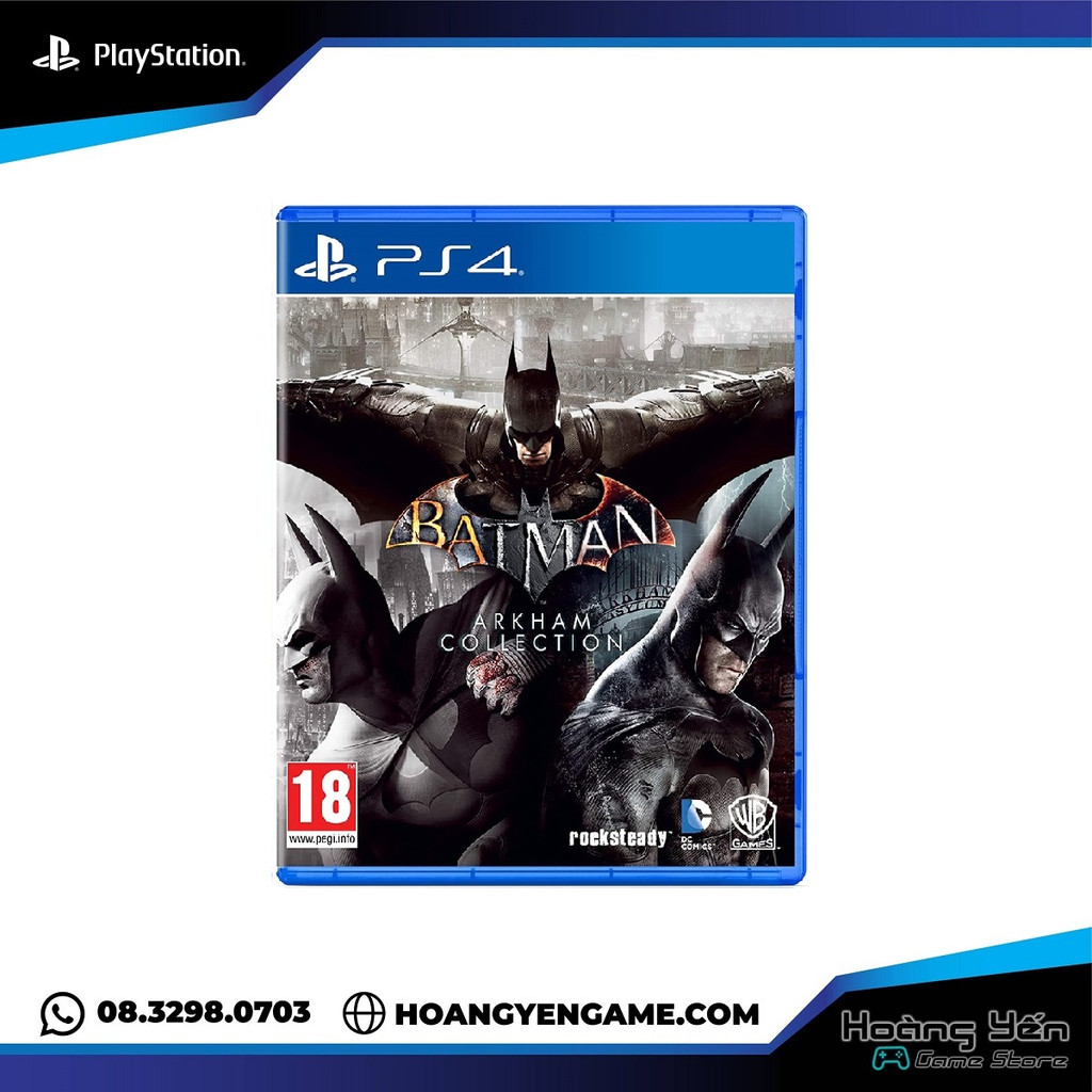 [Mã 99ELHA giảm 7% đơn 300K] Đĩa Game Ps4 Batman Arkham Collection ...