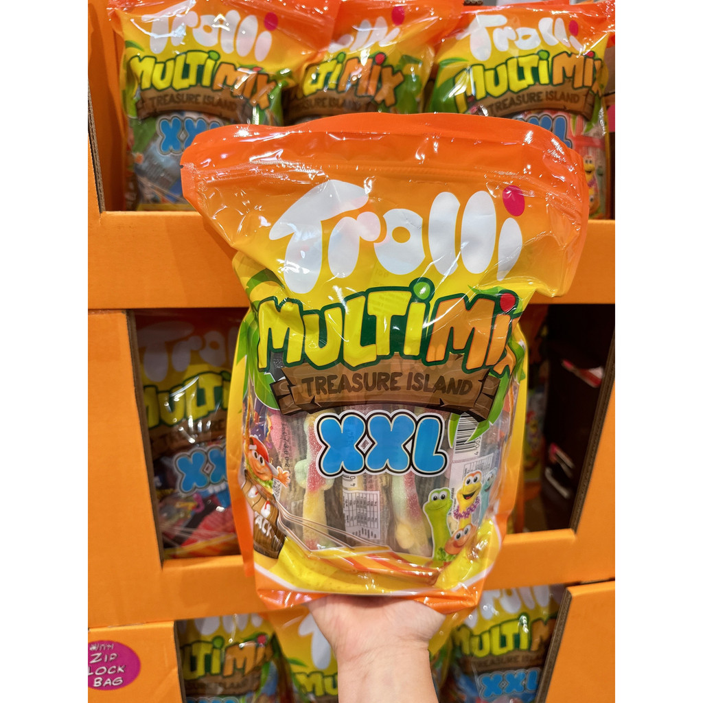 [Bịch siêu to] Kẹo dẻo hỗn hợp Trolli multi mix XXL 851g family pack ...