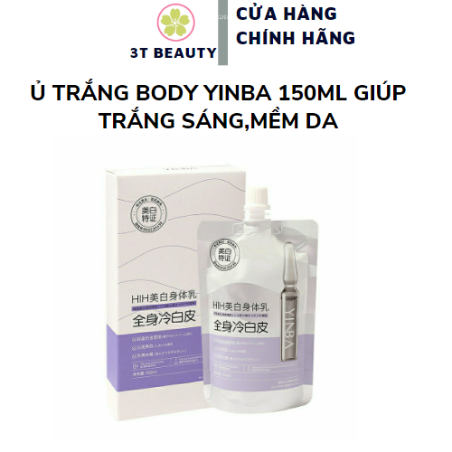 Ủ Trắng Body YINBA 150ml Chiết Xuất Niacinemide Giúp Trắng Sáng,Mềm Da ...