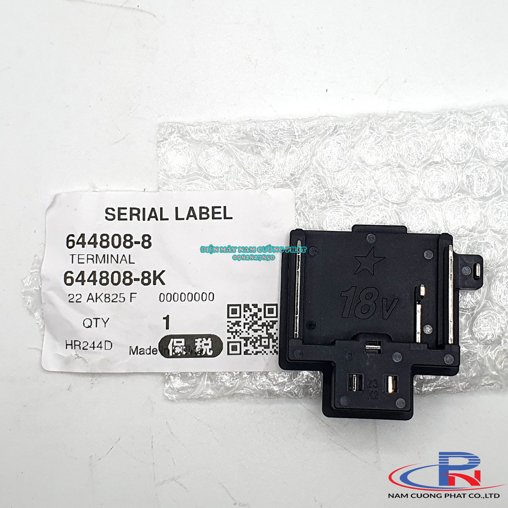 Đế gài pin 18v dùng cho máy khoan bê tông, máy mài Makita 644808-8 ...