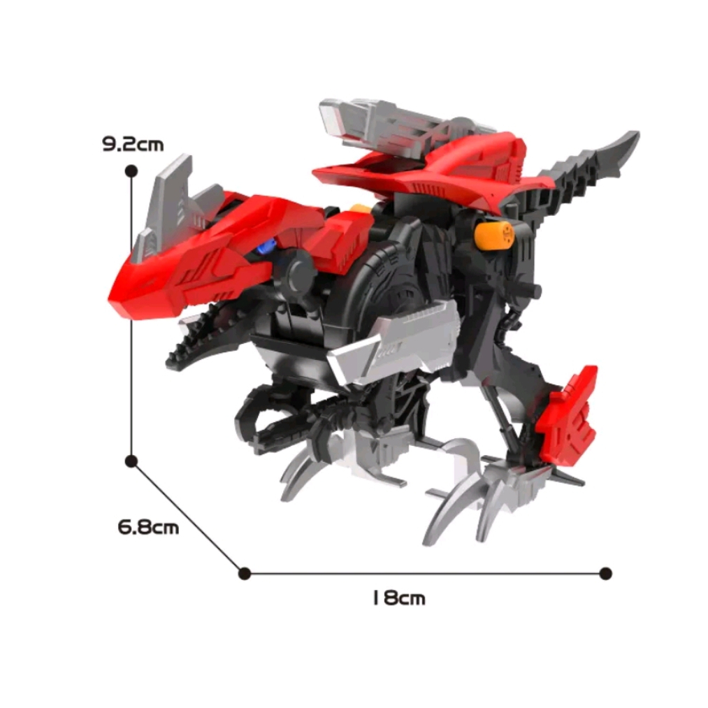 Đồ chơi lắp ráp Zoids Thú vương đại chiến Khủng long chạy pin chuyển ...
