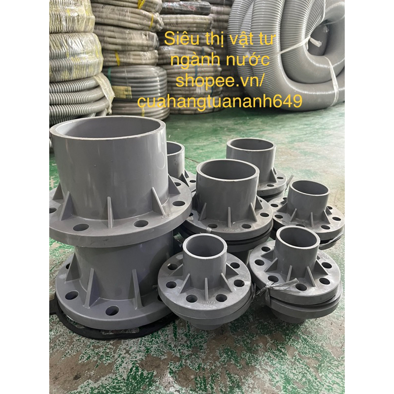 [PHỤ KIỆN MB PVC BM size nhỏ] MẶT BÍCH NHỰA BÌNH MINH 27 34 42 49 60 76 ...