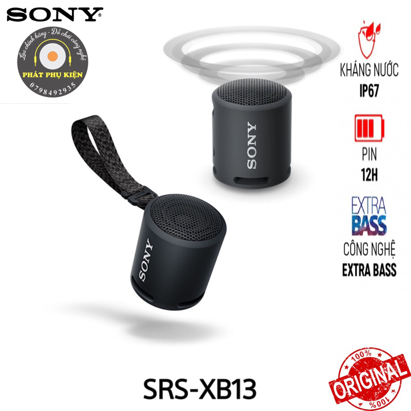Loa bluetooth Sony SRS-XB13 chính hãng . Bảo hành 1 năm | Shopee Việt Nam