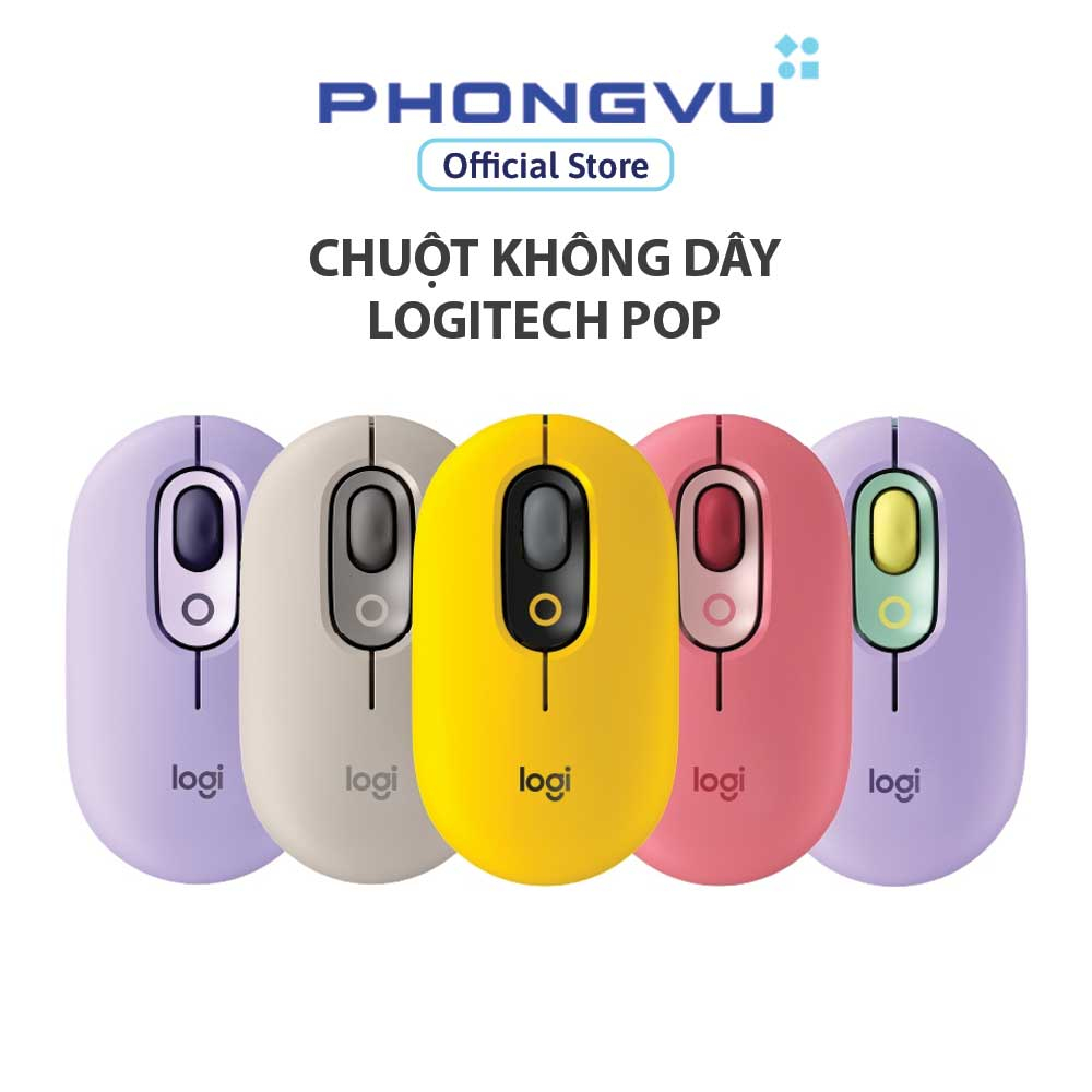 Chuột không dây Logitech POP - Bảo hành 12 tháng | Shopee Việt Nam