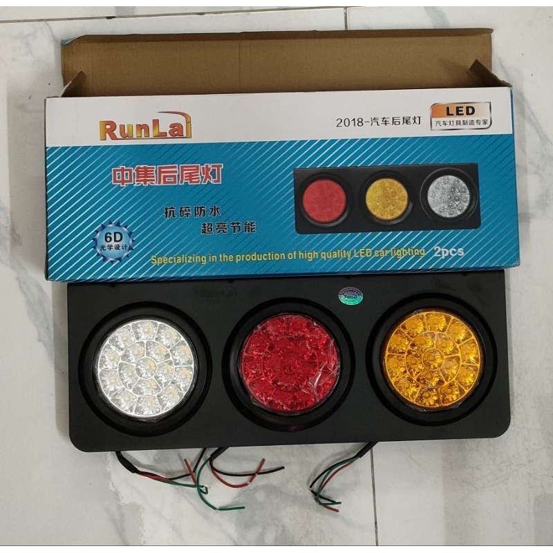 Đèn LED hậu 2018 RunLai 3 khoan , giá 1 cặp | Shopee Việt Nam