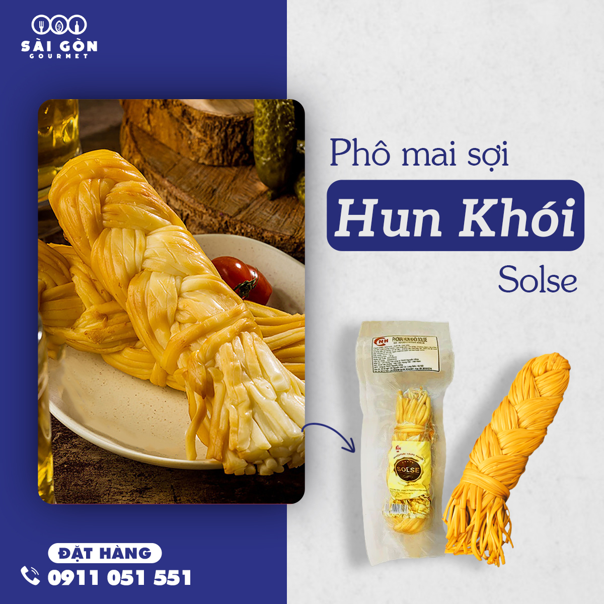 Phô mai hun khói Solse - Gói 100g | Shopee Việt Nam