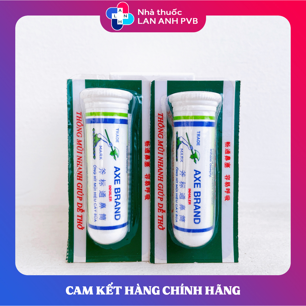 Ống hít thông mũi hiệu cây búa AXE BRAND INHALER. | Shopee Việt Nam