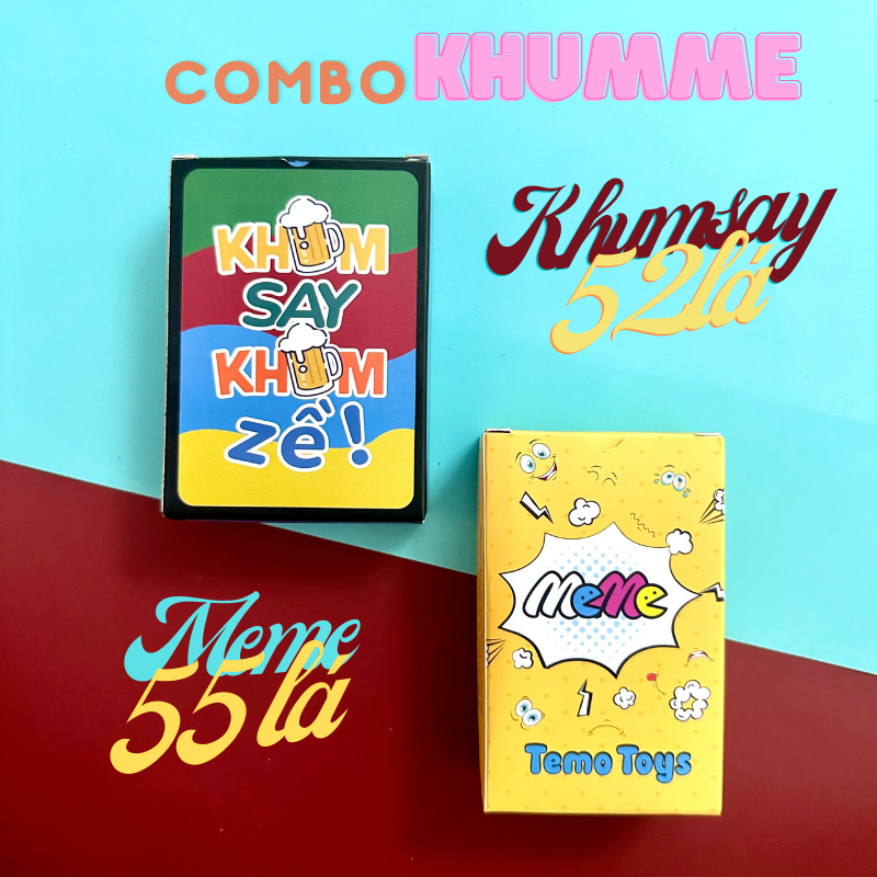 Combo bộ bài drinking game meme khum say khum về cho bạn bè vui nhộn ...