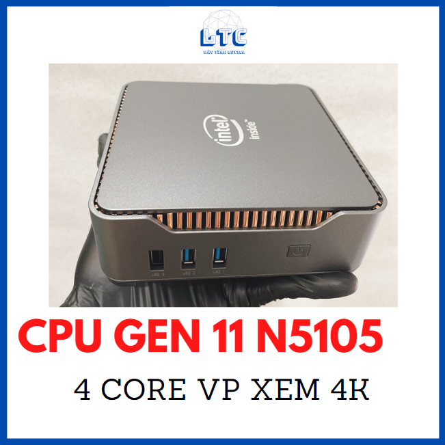 MINI PC VĂN PHÒNG NHỎ GỌN CPU GEN 11 N5105/RAM 8G/SSD 256G CHẠY VĂN ...