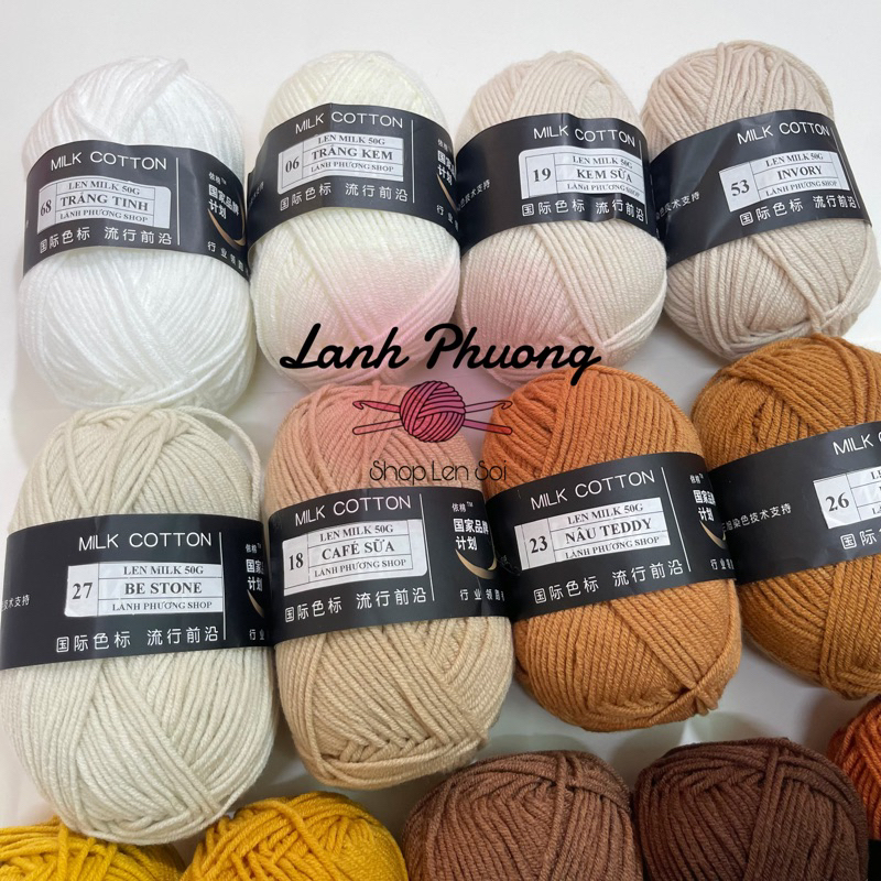 Len Milk Mác Đen 50g loại mạc có dập mã số (bảng 1) | Shopee Việt Nam