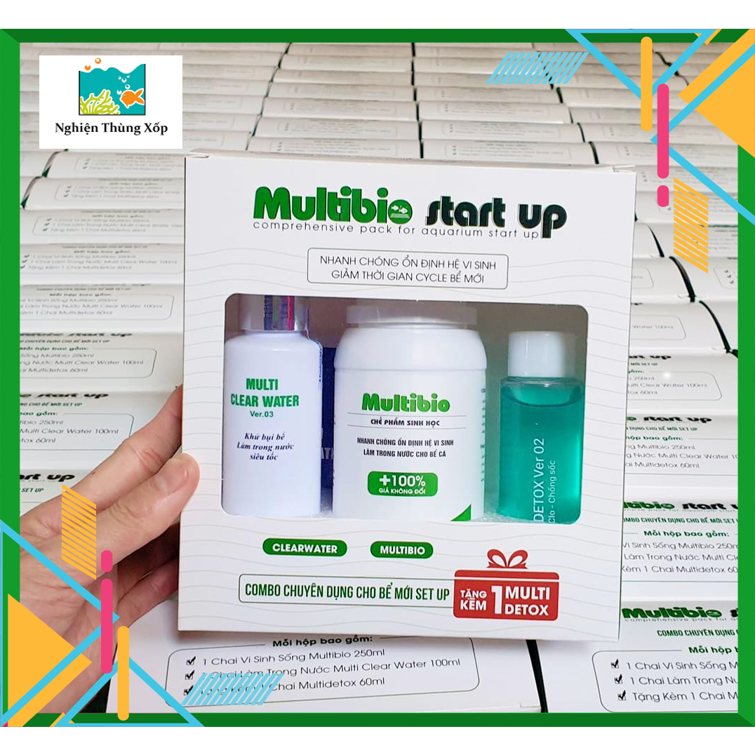 Combo Multibio START UP - Vi sinh Multibio + Làm trong nước Clear Water ...