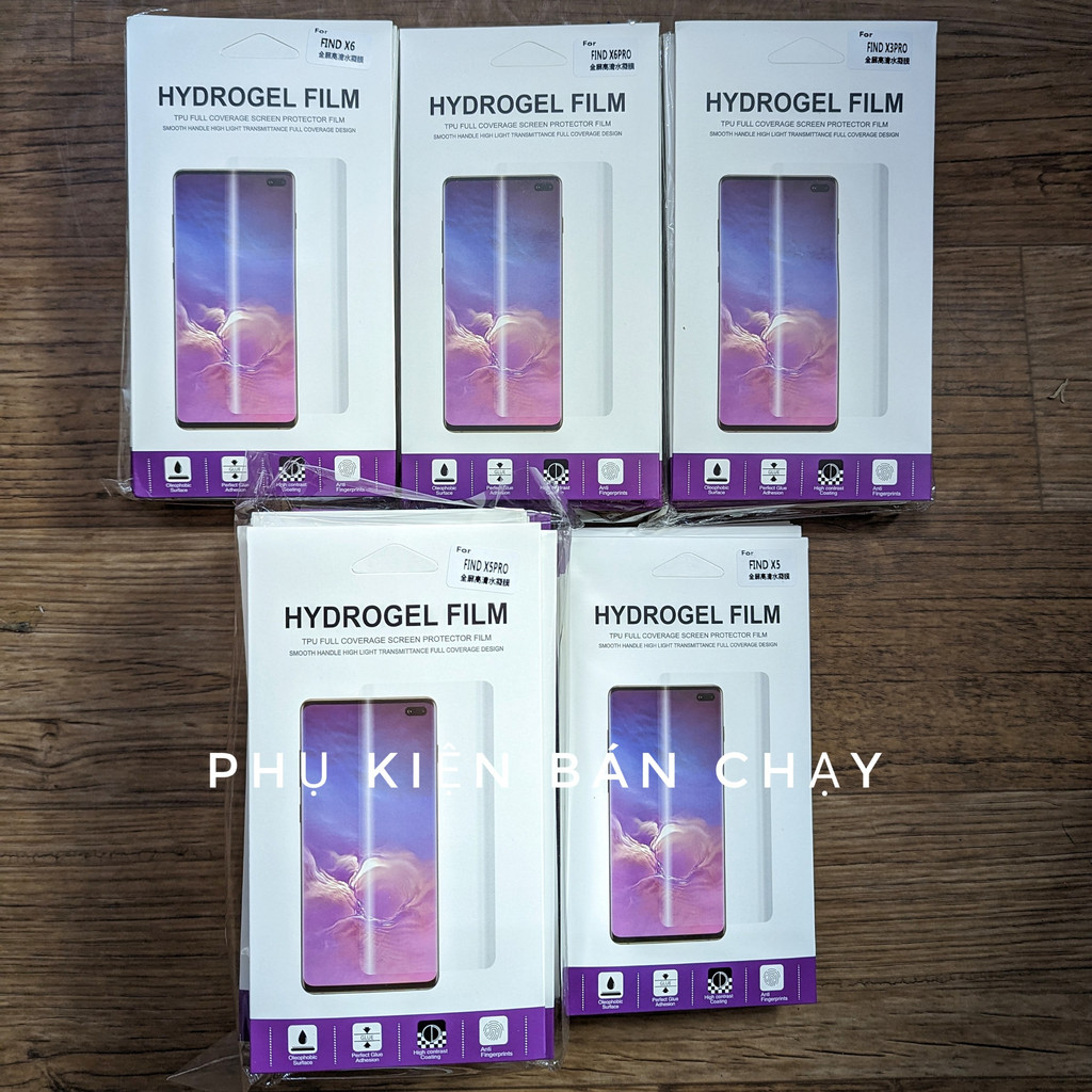 Miếng dán full màn hydrogel film ppf Oppo Find X7 Ultra / X7 / X6 Pro / X5 Pro / Find X3 Pro / X ...