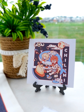 Card chibi Chilumi giấy mĩ thuật - Genshin Impact | Shopee Việt Nam