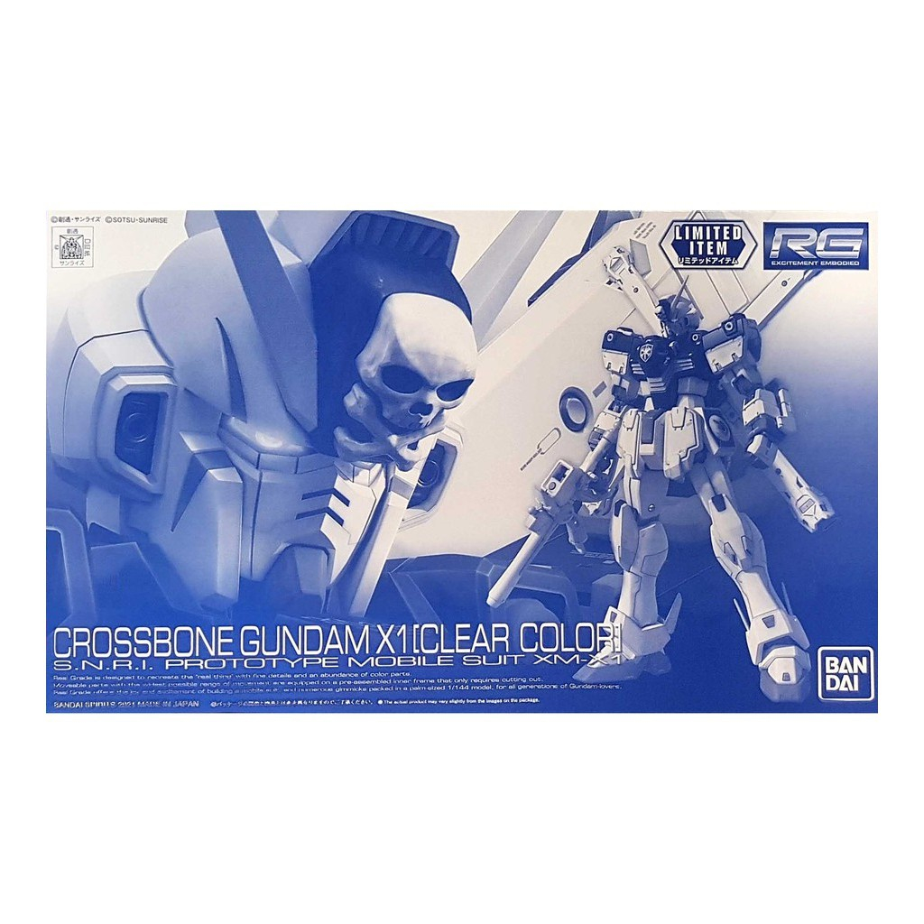 Mô Hình Gundam P-Bandai RG Crossbone X1 [Clear Color] | Shopee Việt Nam