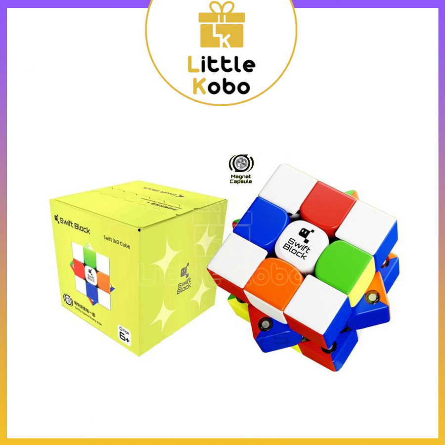Rubik 3x3 Gan Swift Block 355S 3x3 Rubic Gan Budget Cube Có Nam Châm ...