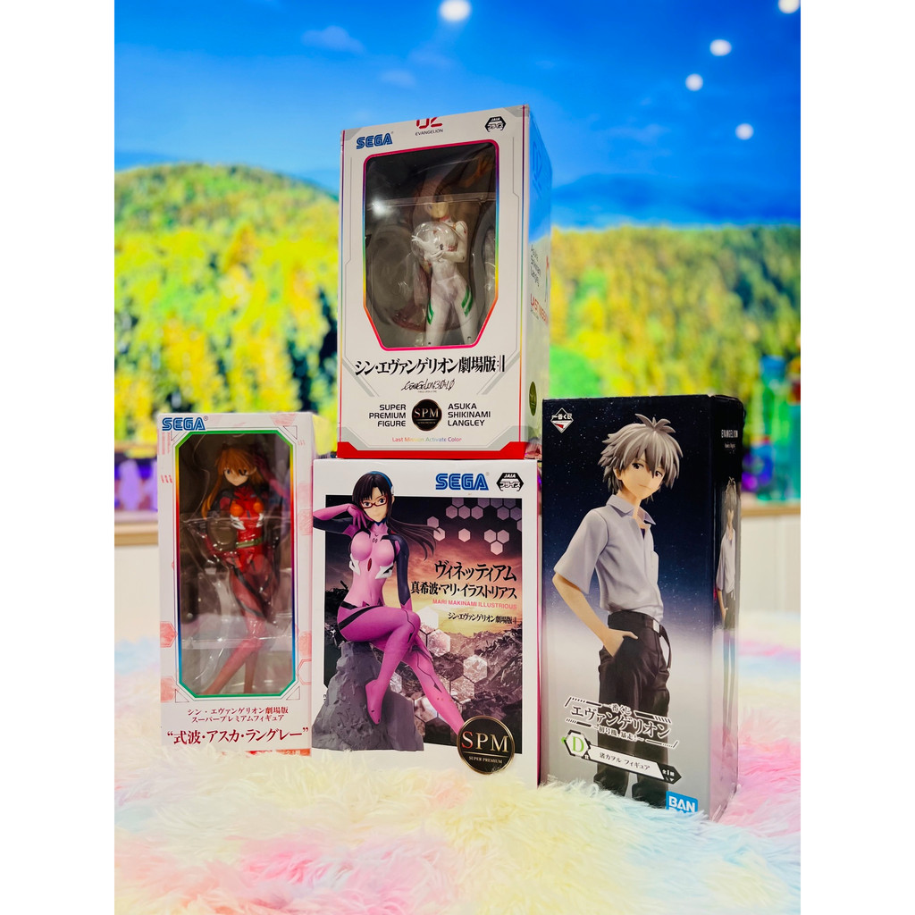 Mô hình chính hãng SHIN SEIKI EVANGELION (MARI, AYANAMI, ASUKA, NAGISA ...