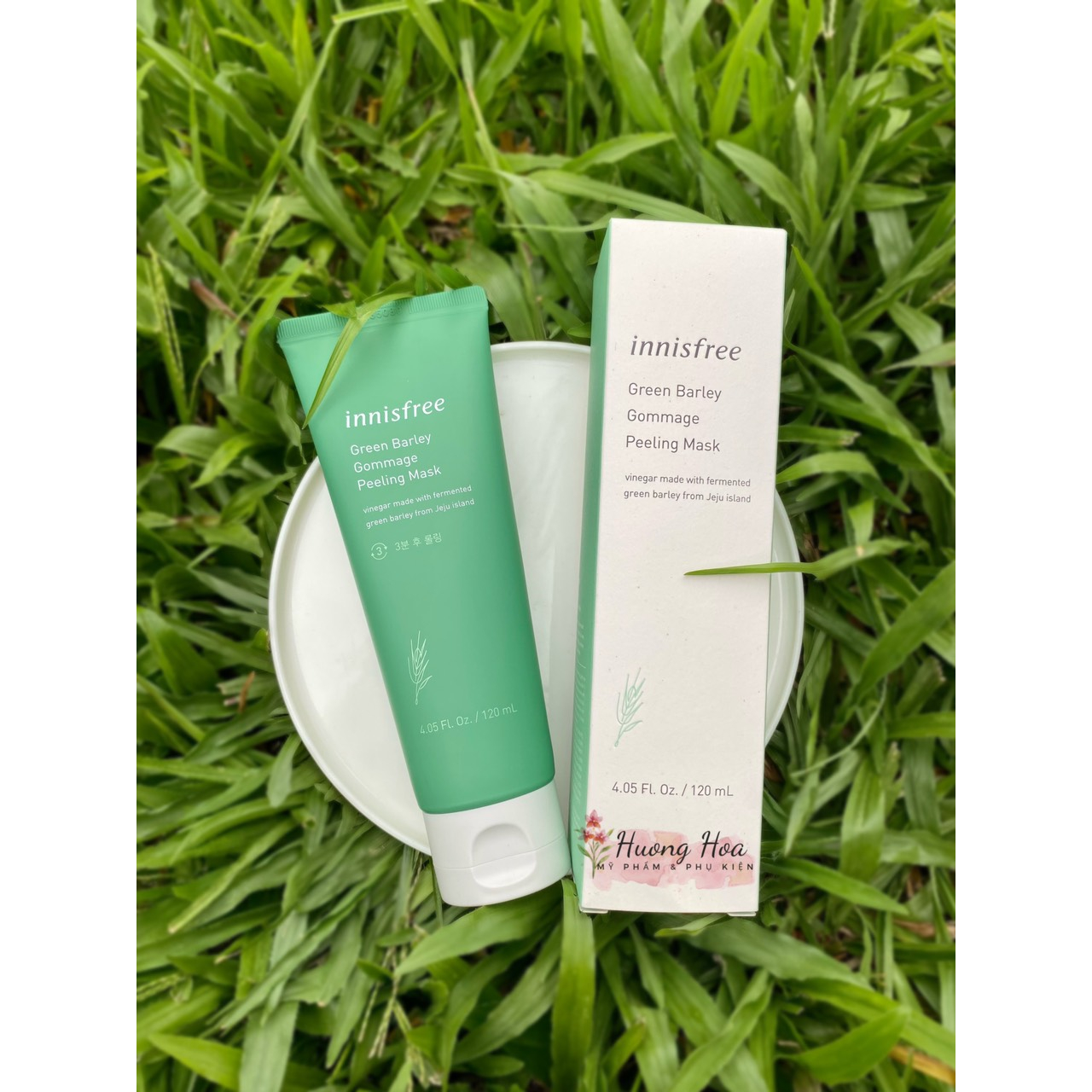 Mặt nạ tẩy tế bào da chết từ lúa mạch xanh innisfree Green Barley ...