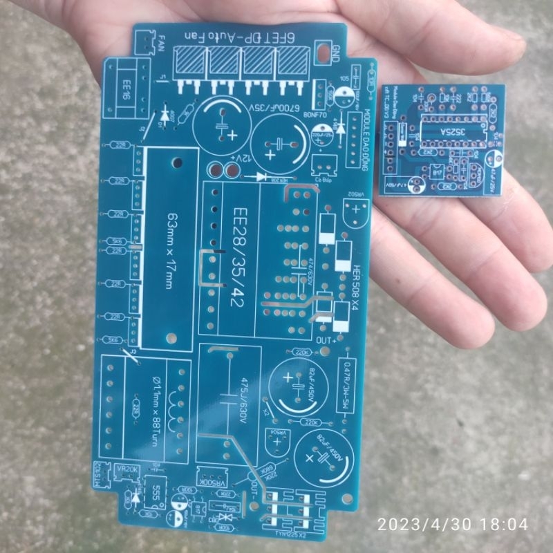 Bo mạch 6 FET đảo pha + Bo dao động 3525. 6FET - Auto Fan. Phiên Bản ...