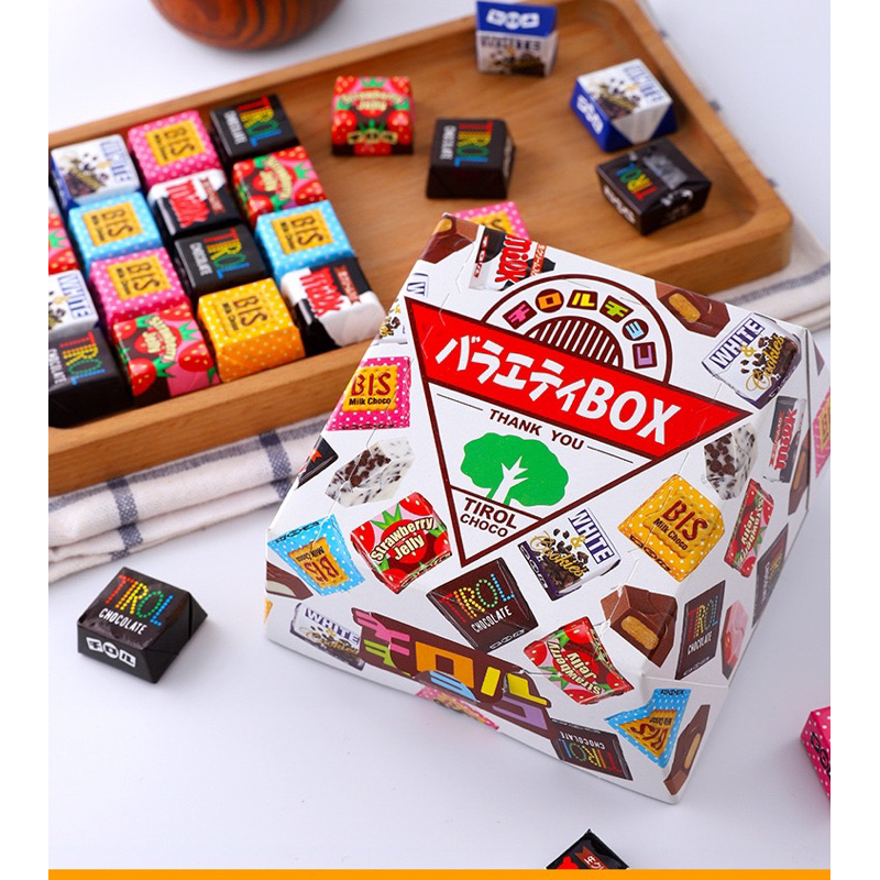 TIROL CHOCOLATE JP BOX CHÍNH HÃNG MIX 7 VỊ (27 VIÊN) LÀM QUÀ TẶNG ...