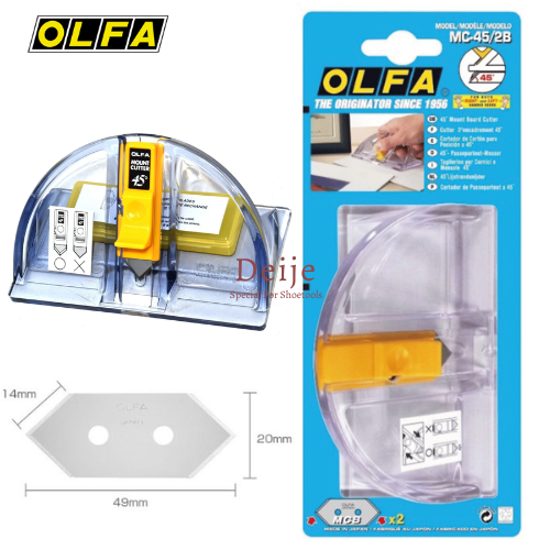 Dao cắt 45 độ Nhật OLFA MC-45/2B, dao cắt khung hình | Shopee Việt Nam